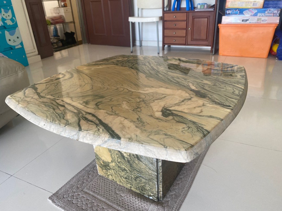 Authentic Marble coffee table, Furniture & Home Living, Furniture ...