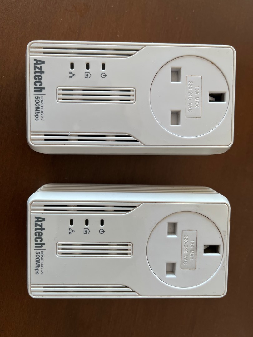 Aztech Homeplug AV 500Mbps, Computers & Tech, Parts & Accessories ...