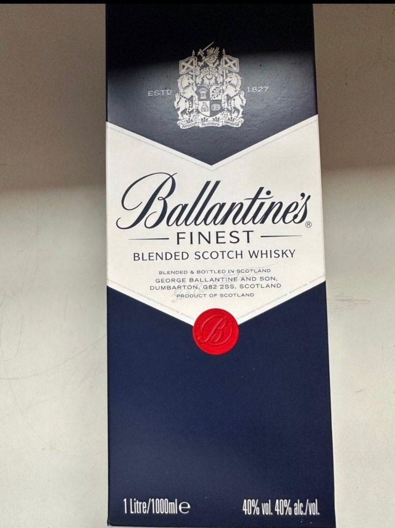 BALLANTINE'S Finest Blended Scotch Whisky, Food & Drinks, Alcoholic ...
