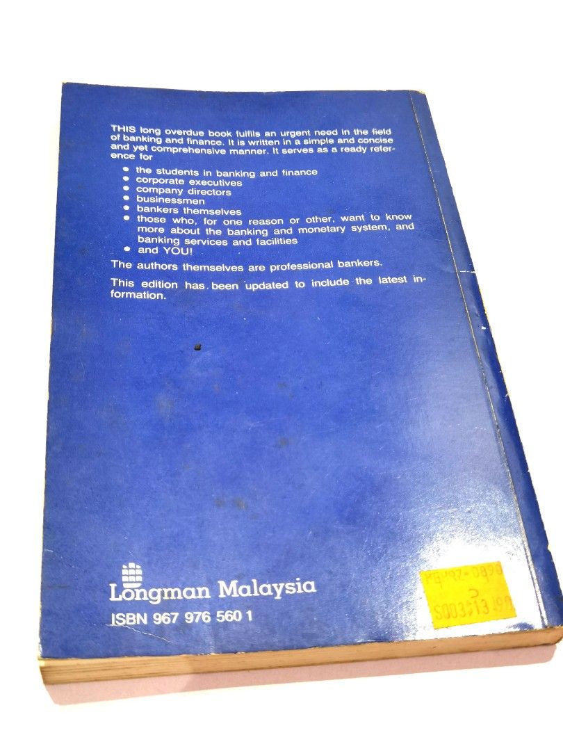 Banking In Malaysia Book By Johnson Pang Nathaniel G, Hobbies & Toys ...