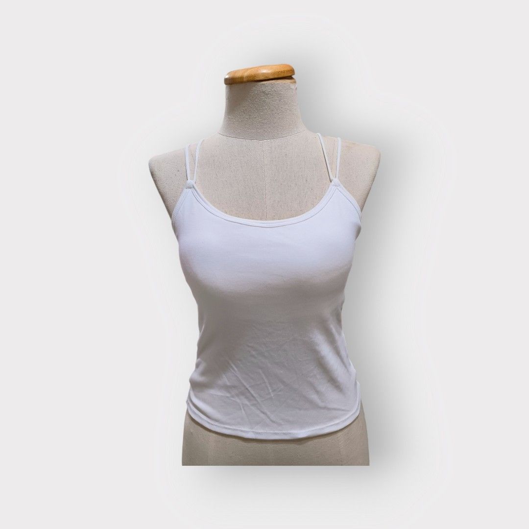 Basic White Tank, Women's Fashion, Tops, Sleeveless on Carousell