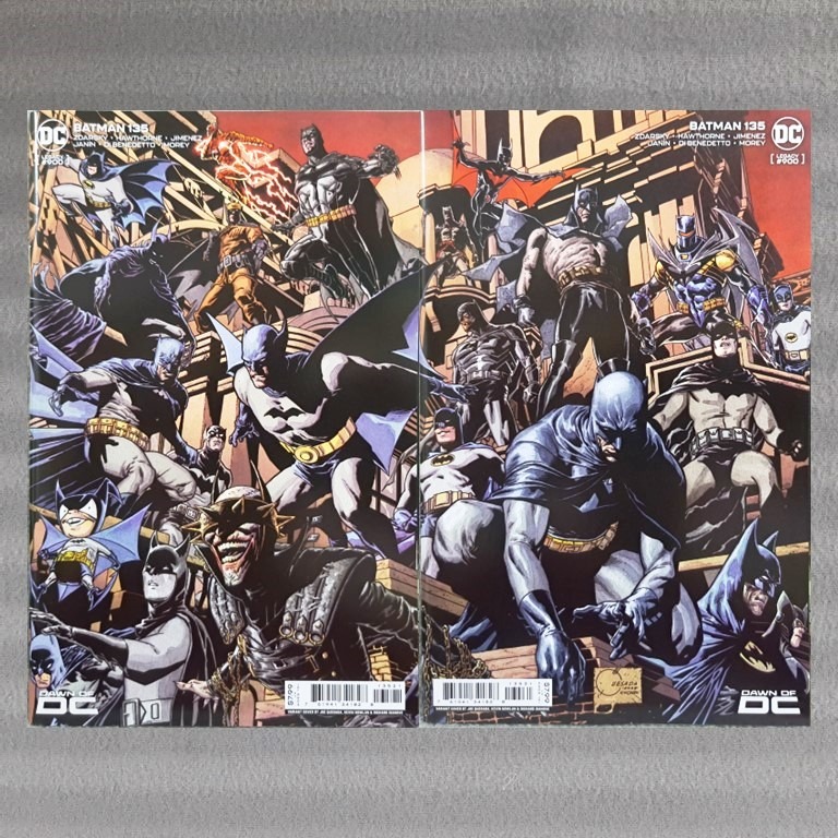 Batman #900/#135 Joe Quesada Connecting Variant 2/2 (Complete Set) DC ...