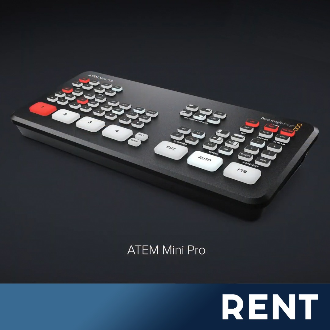 [Rent] Blackmagic Atem Mini Pro for Livestream, Lifestyle Services ...