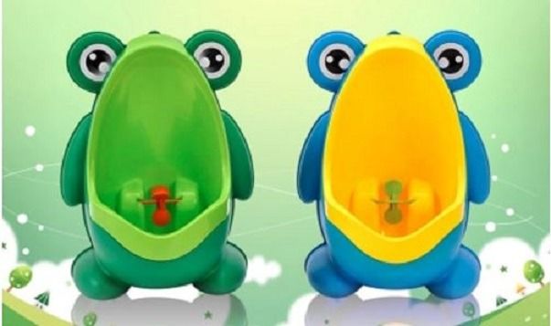 Boys Urinal Potty- Kids Potty- Frog Potty With Swirling Target - Cute ...