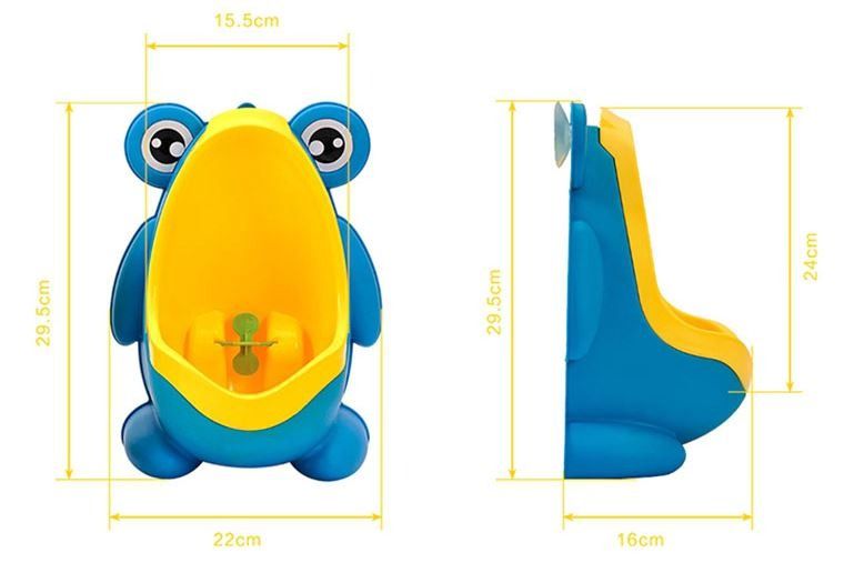 Boys Urinal Potty- Kids Potty- Frog Potty With Swirling Target - Cute ...