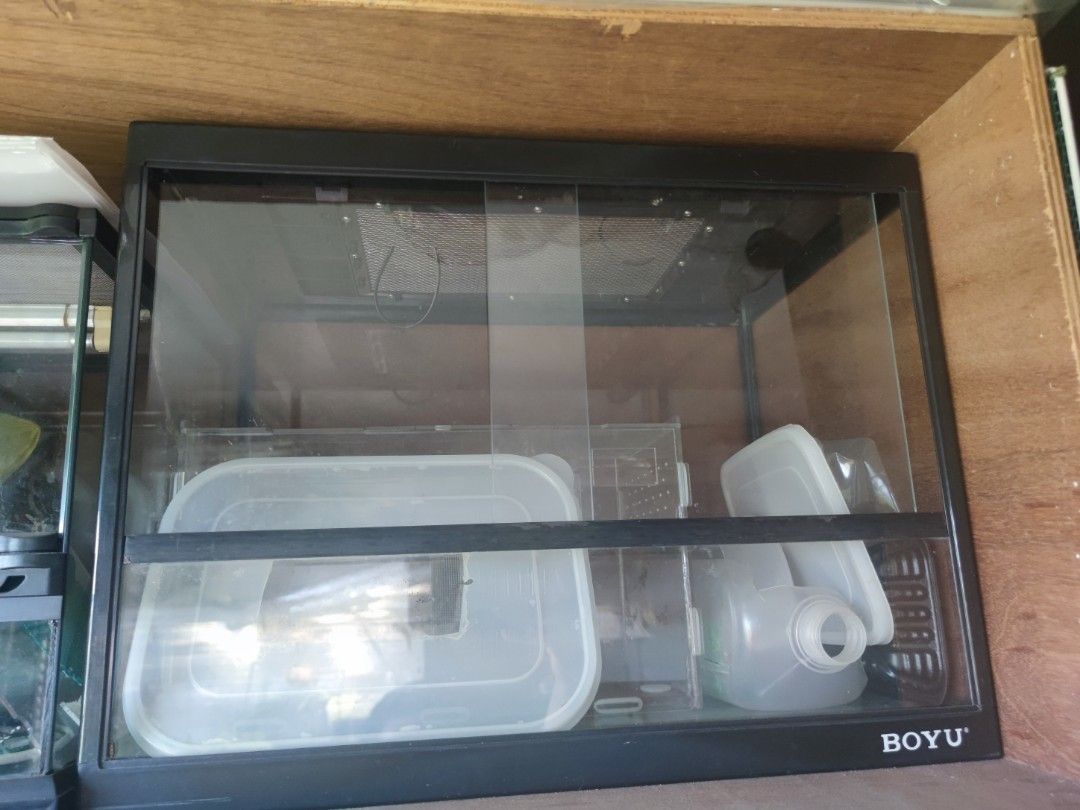 boyu sliding good enclosure / tank, Pet Supplies, Homes & Other Pet ...