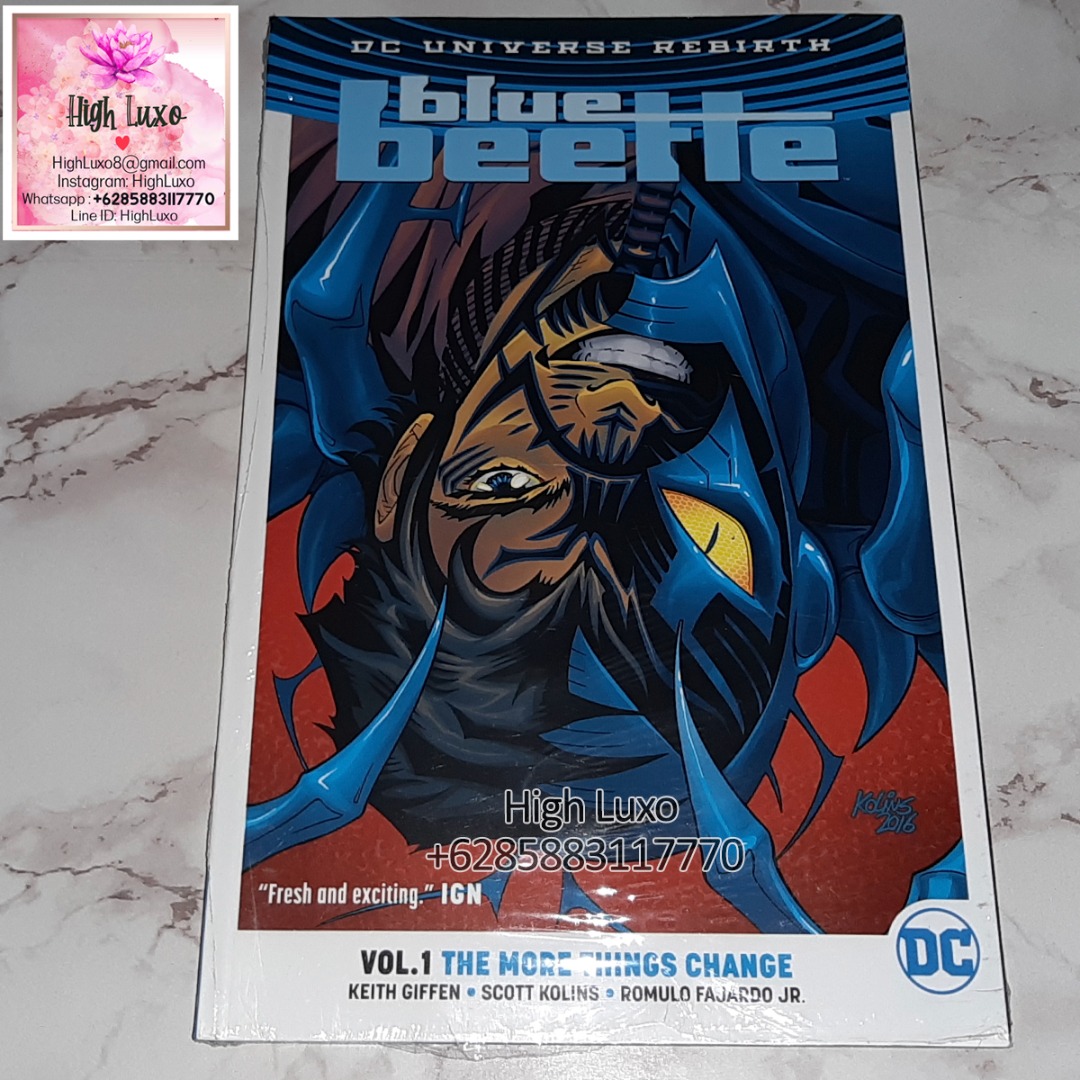 Buku Komik Graphic Novel DC Universe Rebirth Blue Beetle Vol 1 Comic ...