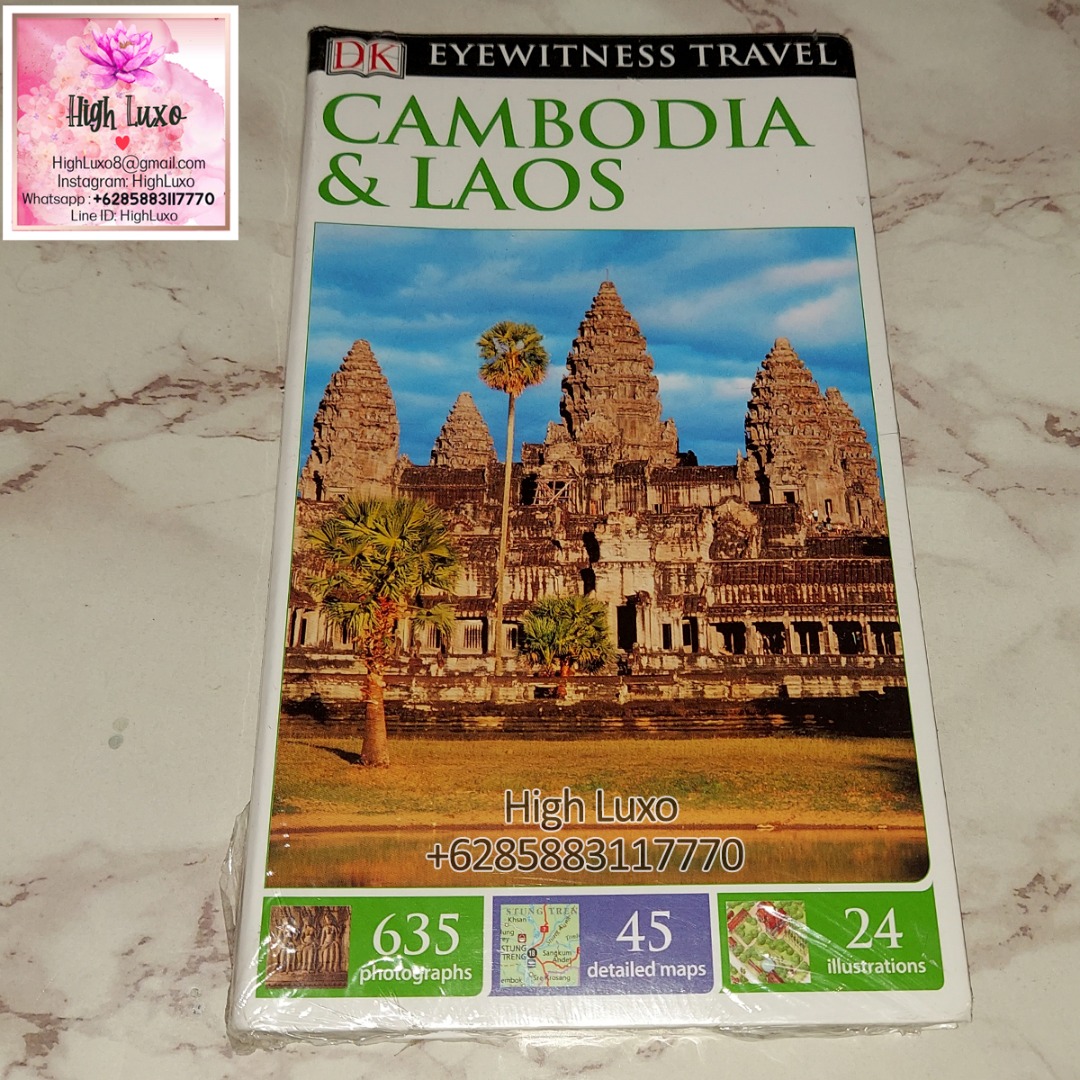 Buku Travel DK Eyewitness Cambodia & Laos Guide ENGLISH BOOK Impor ...