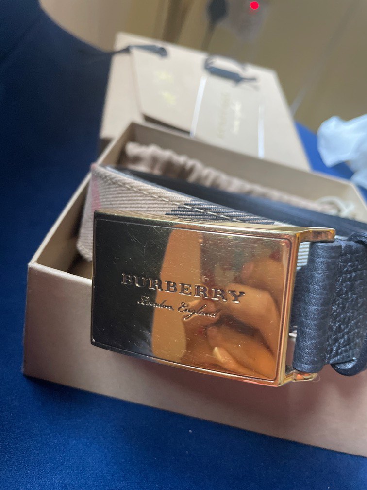 Burberry belt unisex, Men's Fashion, Watches & Accessories, Belts on ...