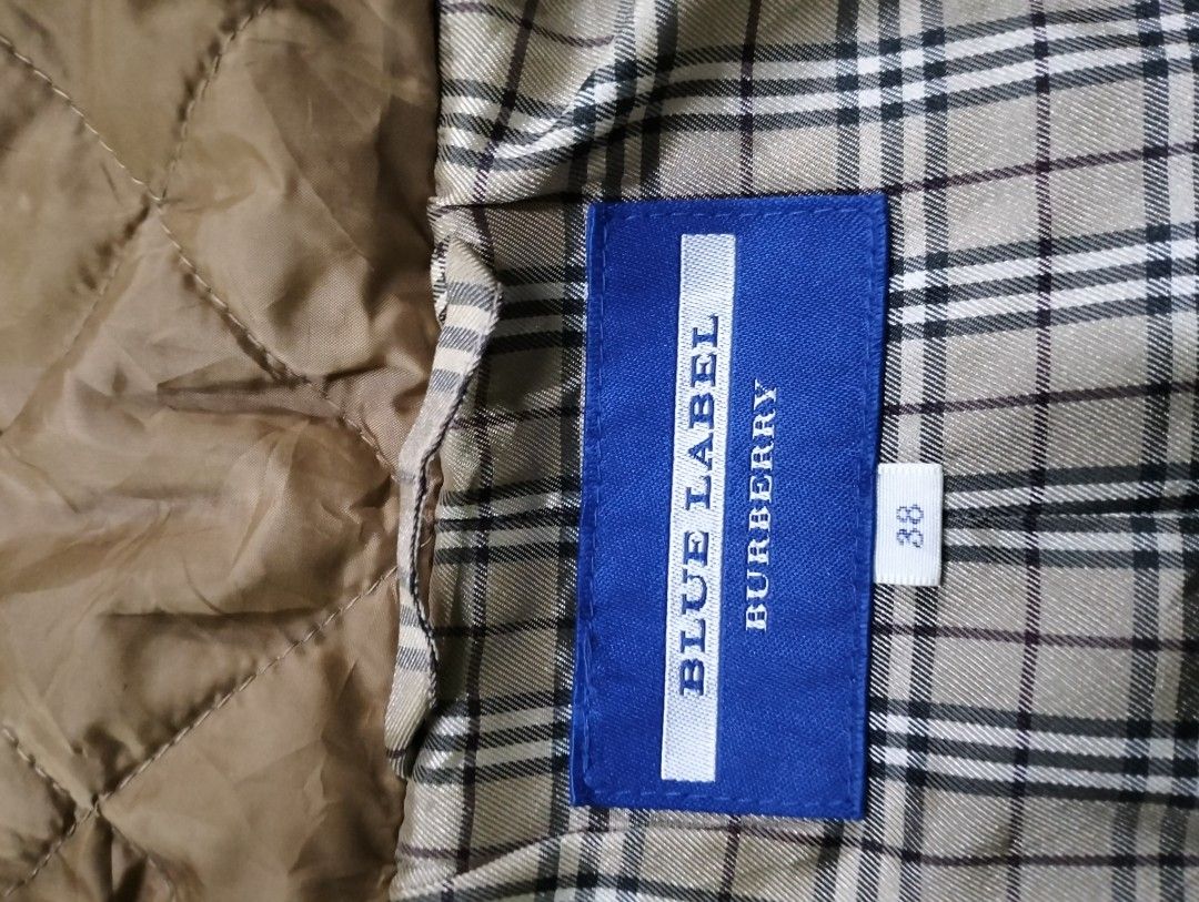 Burberry Blue Label Quilted Hoddie Jacket, Women's Fashion, Coats ...