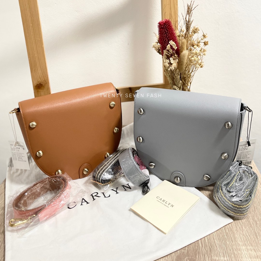 Carlyn Saddle Bag (L) Brown (R) Atmosphere on Carousell