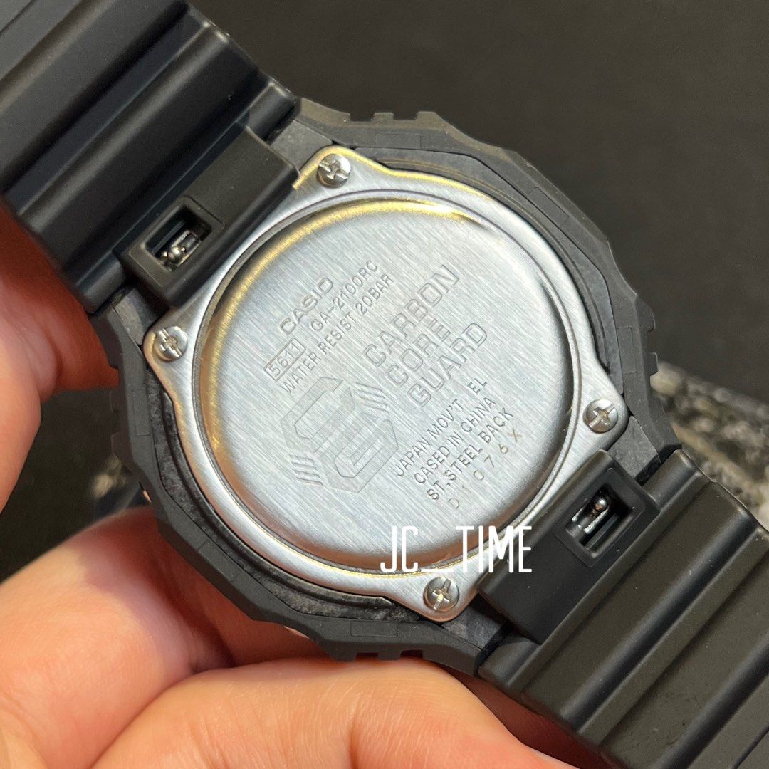 CASIO G-SHOCK GA2100RC-1A 100% Authentic.GA2100 / GA-2100RC / GA-2100RC-1ADR, Men's Fashion ...