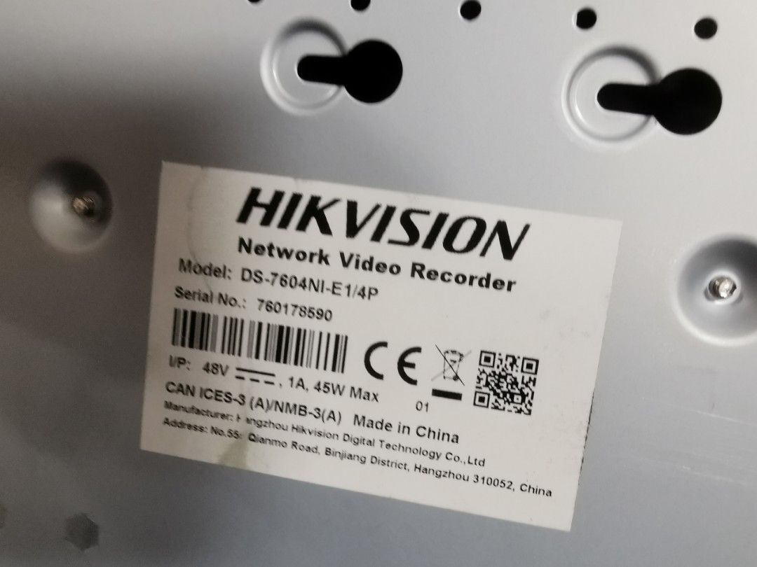CCTV module 4chn HIKVISION, Furniture & Home Living, Security & Locks ...