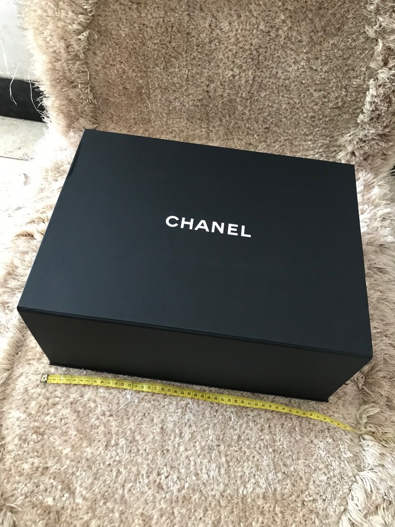 Chanel box size XL besar buat tas klasik flap tebal mewah bags ori flip ...