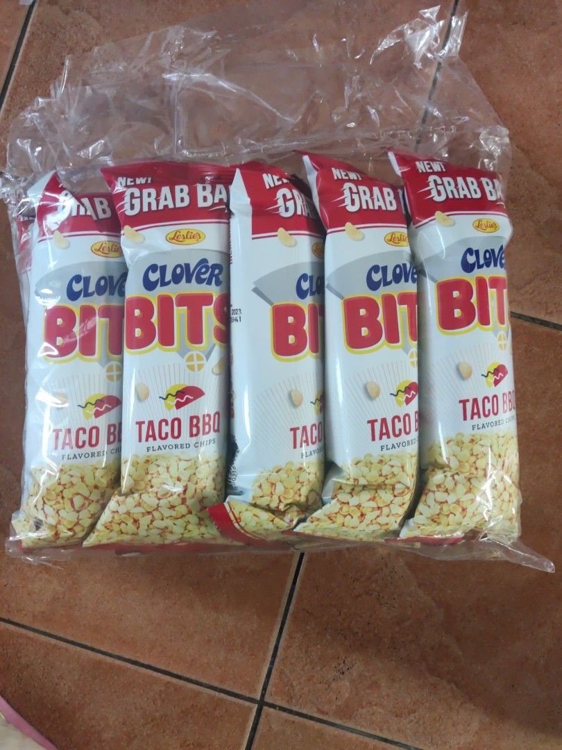 Clover Bits Grab Taco BBQ (Junkfood/Chichirya) on Carousell