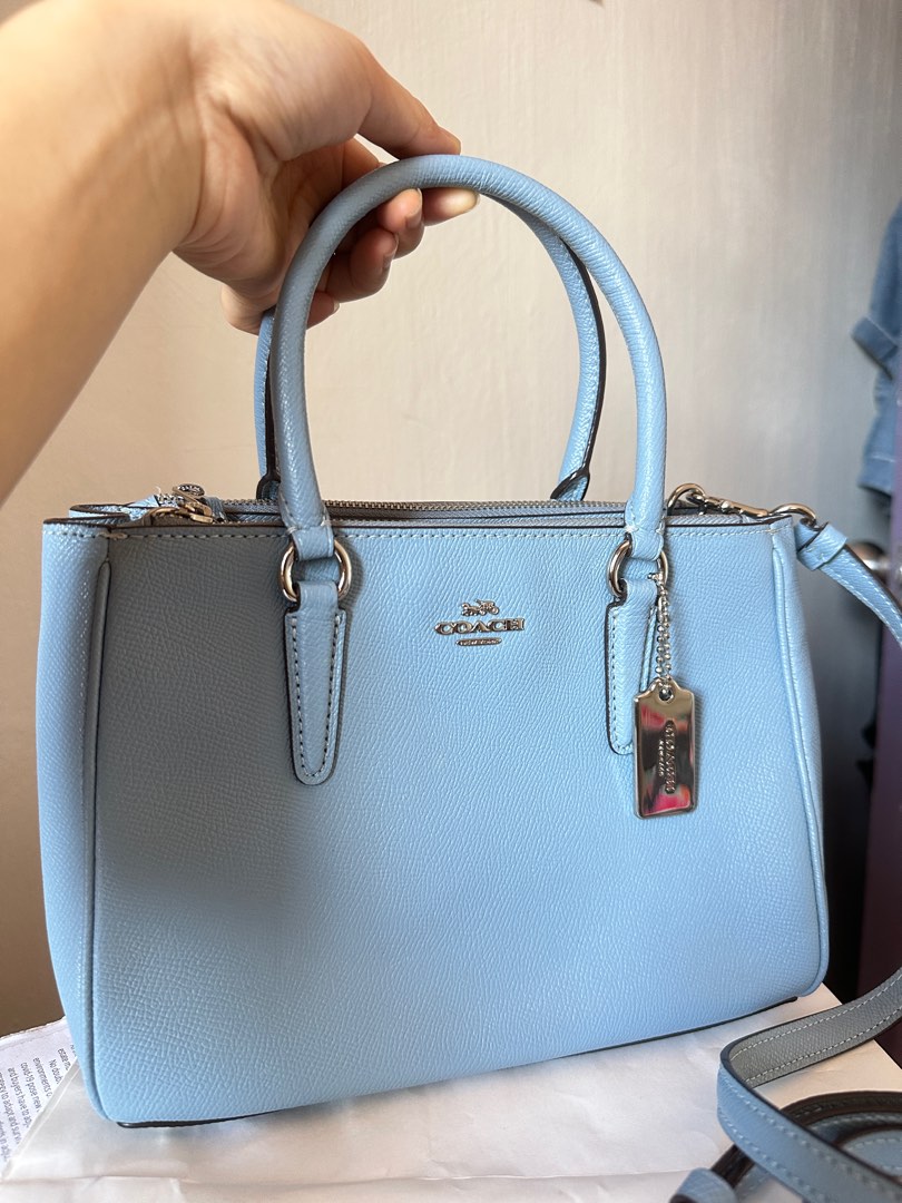 Coach F44962 Mini Surrey Carryall - Blue, Luxury, Bags & Wallets on ...