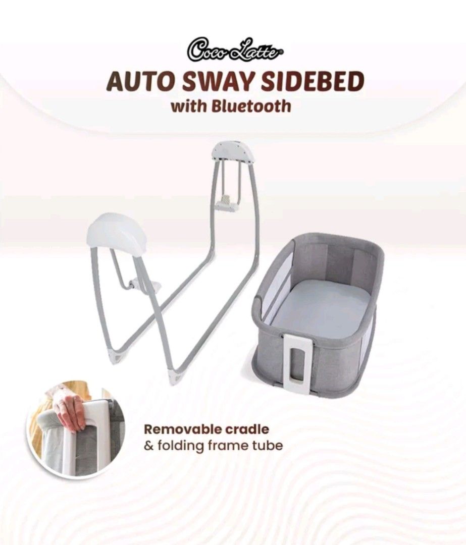 Cocolatte Autosway Sidebed with Bluetooth - Ranjang Ayunan Bayi, Bayi ...