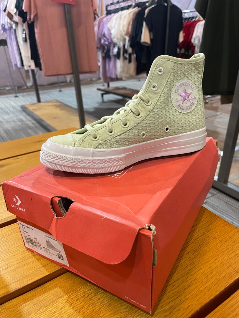 Converse High Cut Matcha Green, Men's Fashion, Footwear, Sneakers on ...