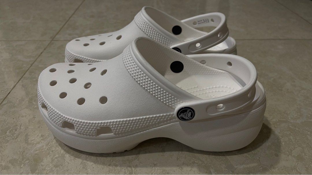 Crocs Classic Platform Clogs, Luxury, Sneakers & Footwear on Carousell