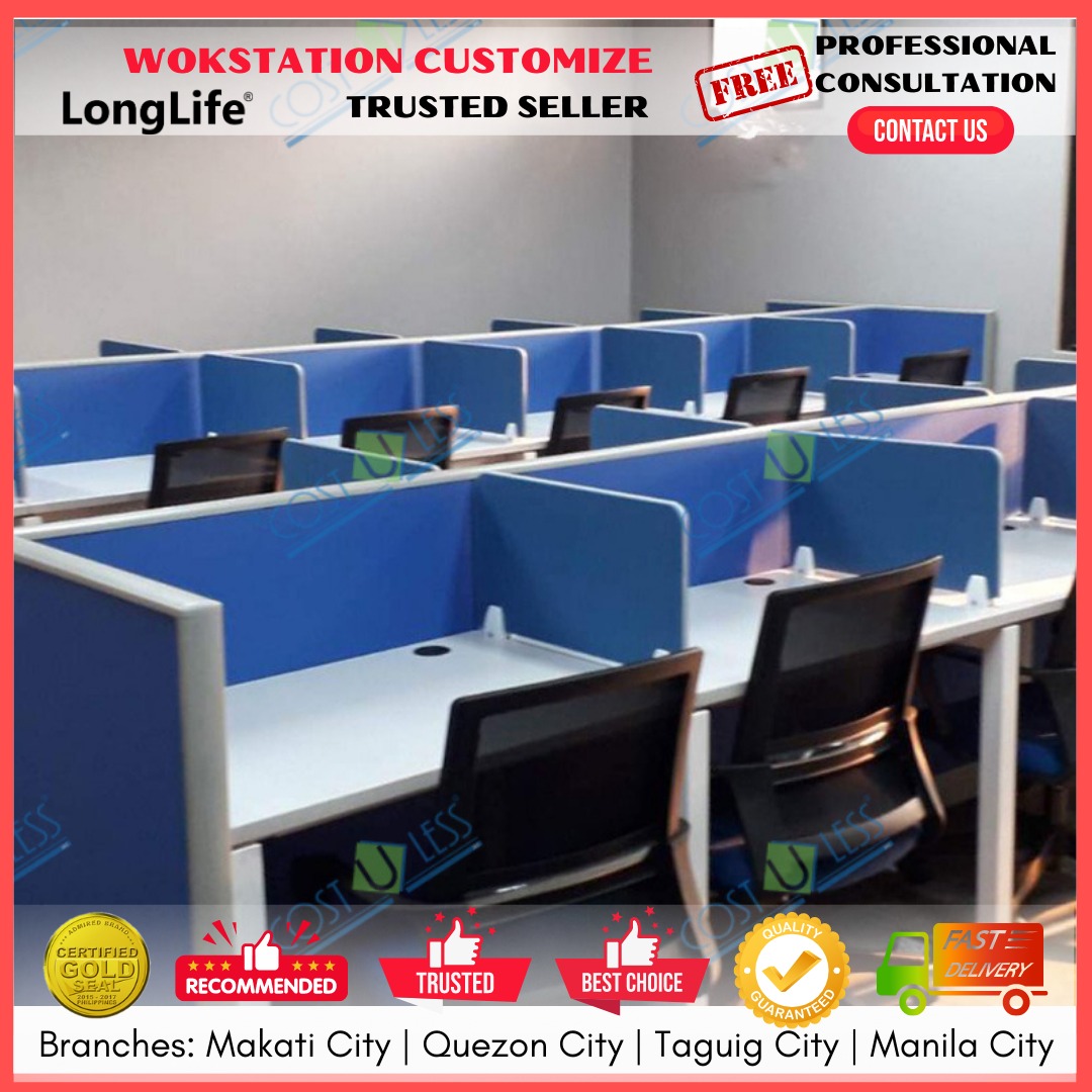 Cubicle Workstation Table Office Furniture, Modular Partitions, Office ...