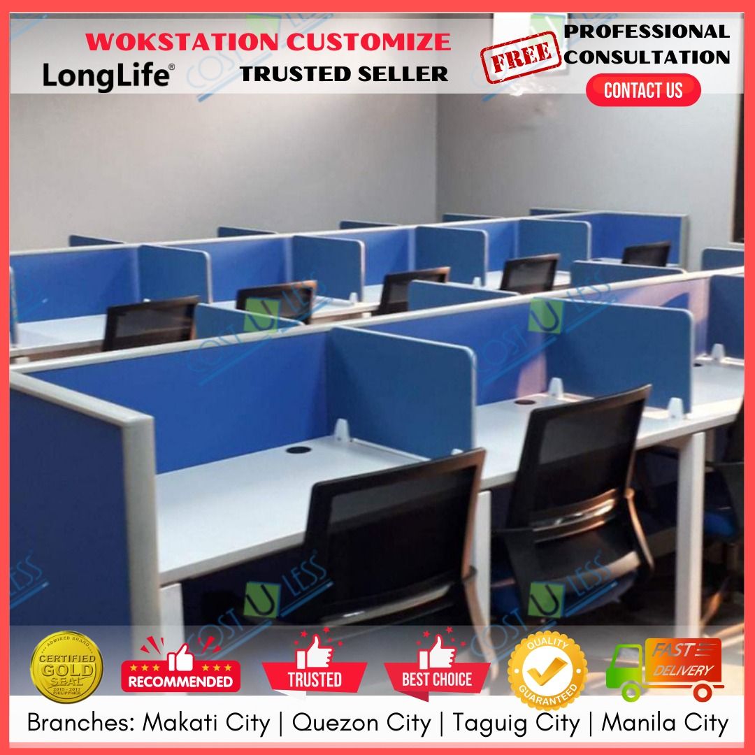 Cubicle Workstation Table Office Furniture, Modular Partitions, Office ...