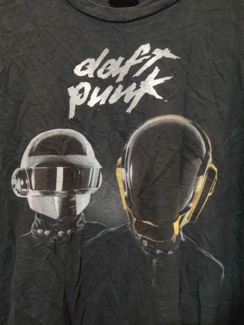 Daft Punk Vintage Y2K Shirt, Men's Fashion, Tops & Sets, Tshirts & Polo ...