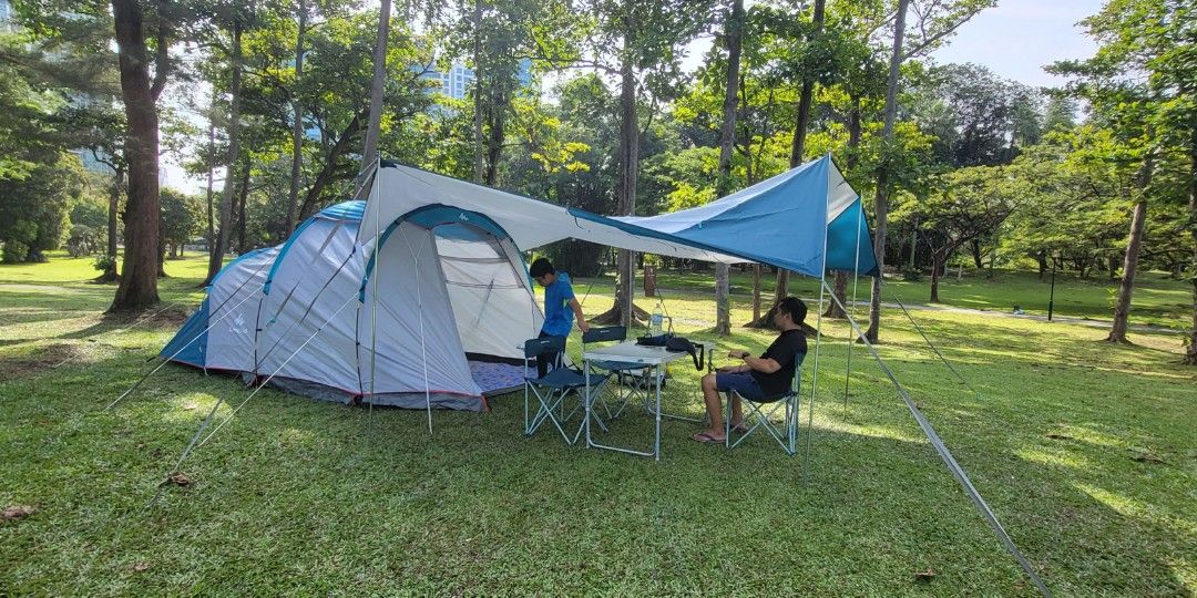 Decathlon arpenaz 3.1 tent and flysheet (xl), Sports Equipment, Hiking ...