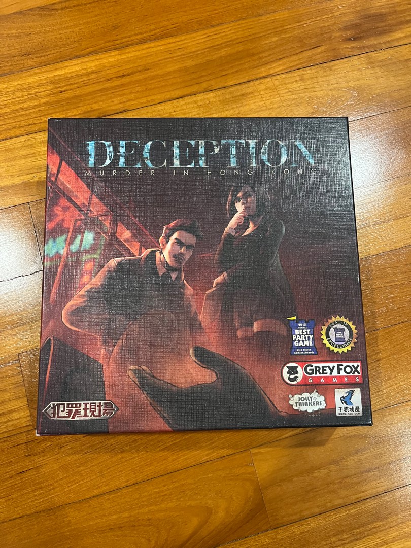 Deception Murder in Hong Kong boardgame board game, Hobbies & Toys ...