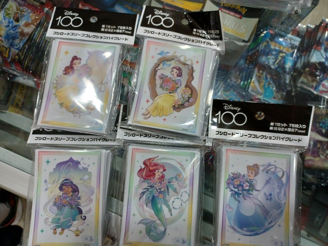 Disney 100 card sleeves, Hobbies & Toys, Toys & Games on Carousell