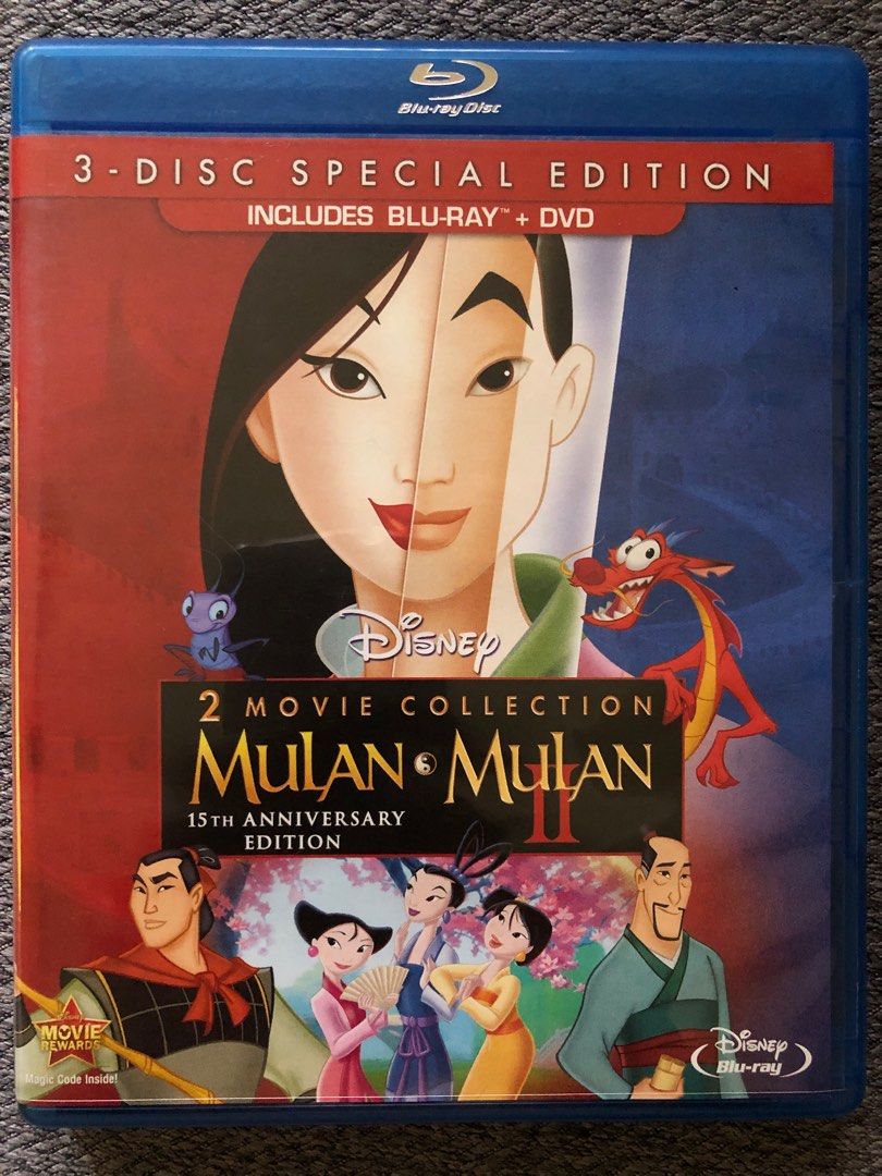 DISNEY MULAN BLURAY BLU RAY, Hobbies & Toys, Music & Media, CDs & DVDs on Carousell