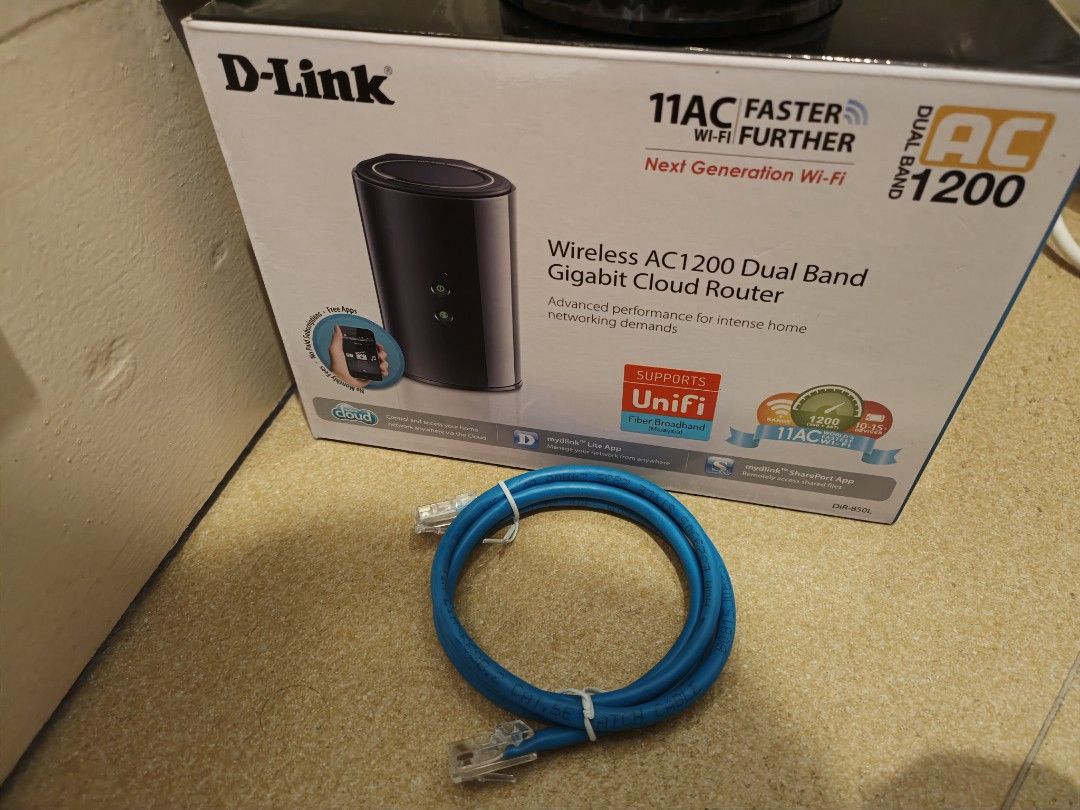 D-Link DIR 850L full box set, Computers & Tech, Parts & Accessories ...