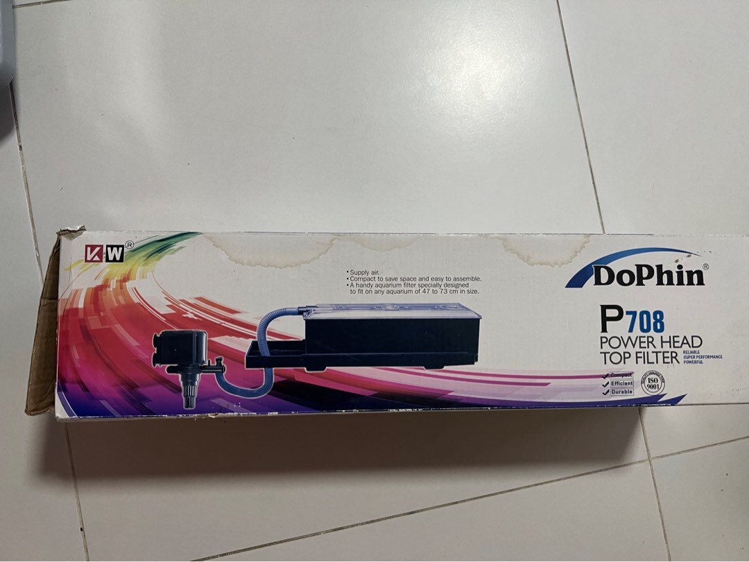 Dolphin P708 Powerhead top filter, Pet Supplies, Homes & Other Pet ...