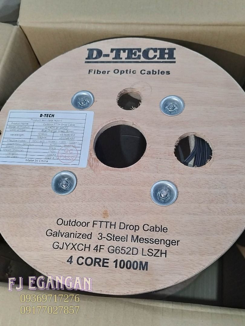D-TECH Fiber Optic Cables | Non telco Fiber, Computers & Tech, Parts ...