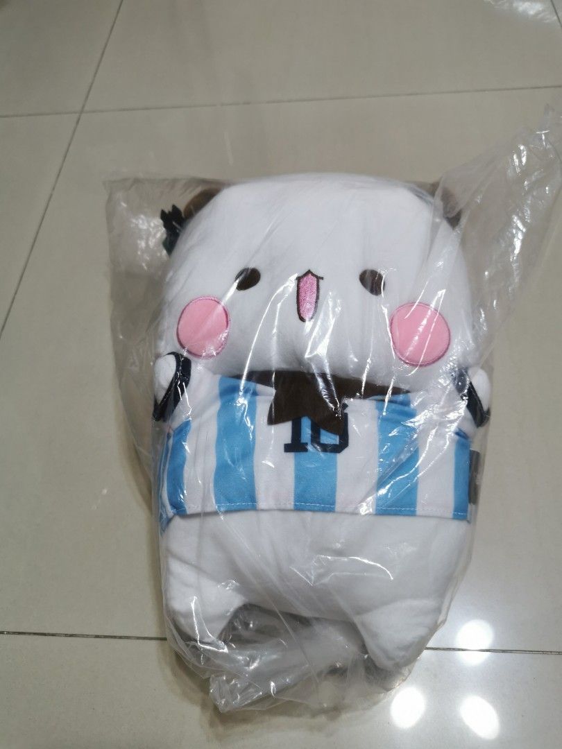 Dudu Bubu Argentina Messi jersey plush toy full set, Hobbies & Toys ...