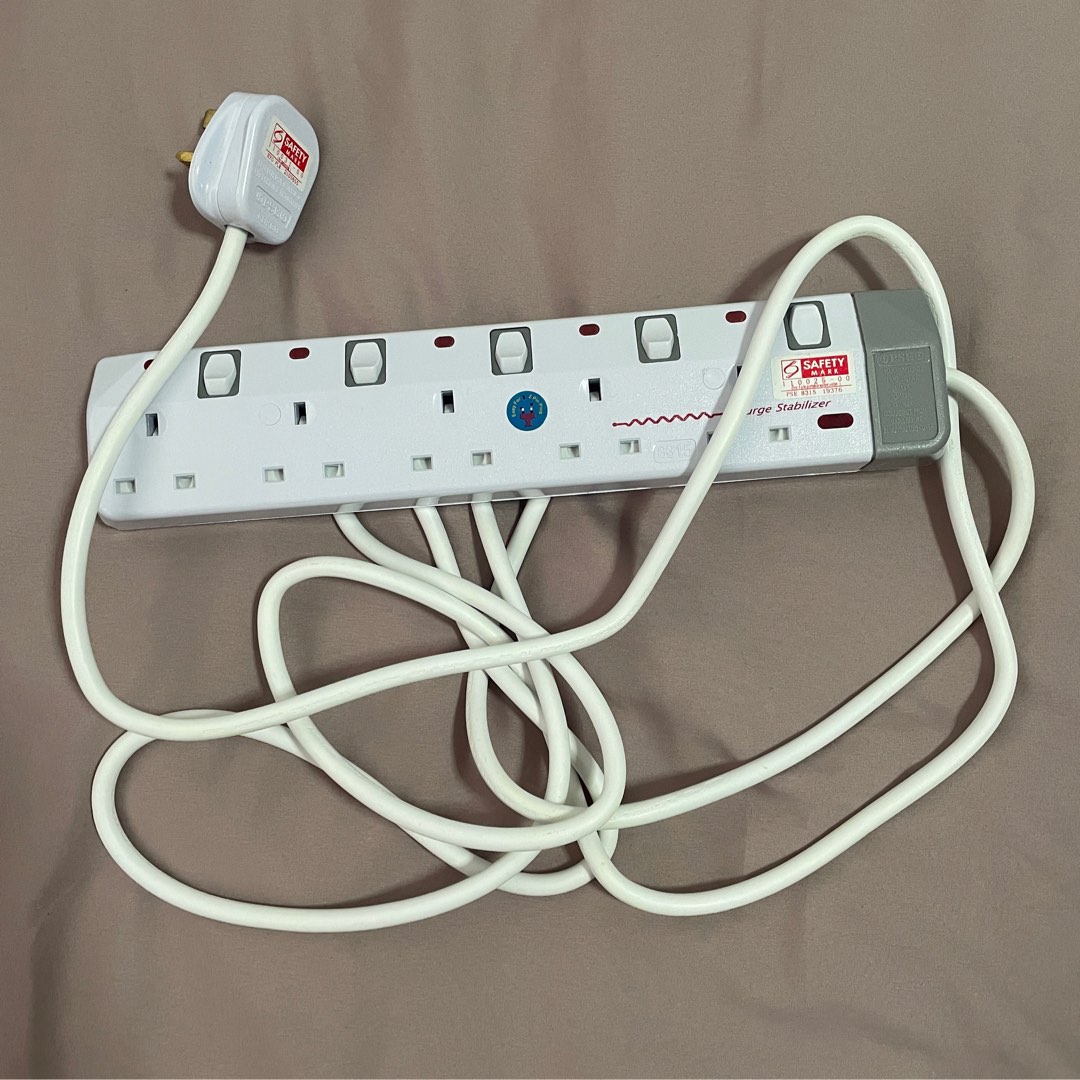 Electric Extension Socket, TV & Home Appliances, Electrical, Adaptors ...