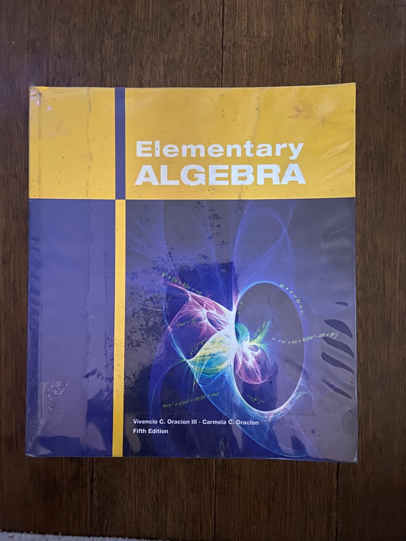 Elementary Alegebra Fifth Edition Oracion, Hobbies & Toys, Books ...