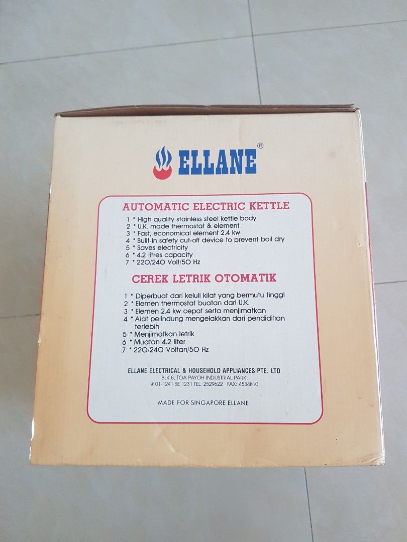ELLANE 4.5L Electric Kettle, TV & Home Appliances, Kitchen Appliances, Kettles & Airpots on ...