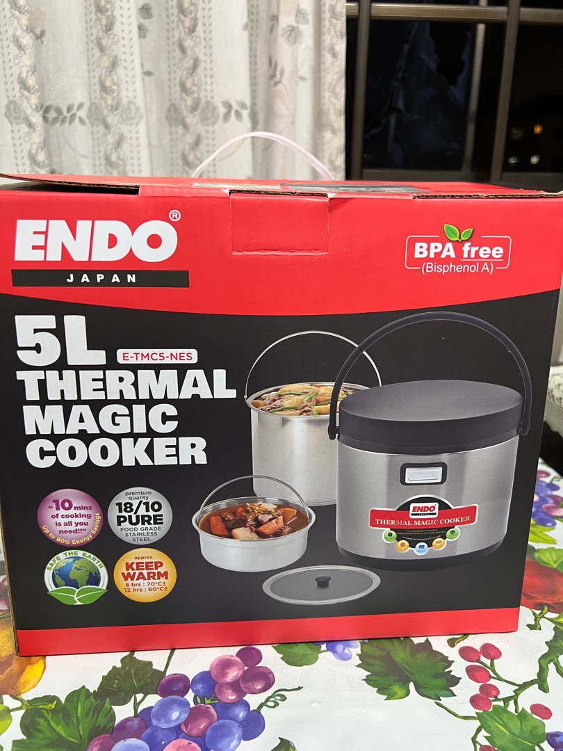 Endo 5L thermal magic cooker, TV & Home Appliances, Kitchen Appliances ...