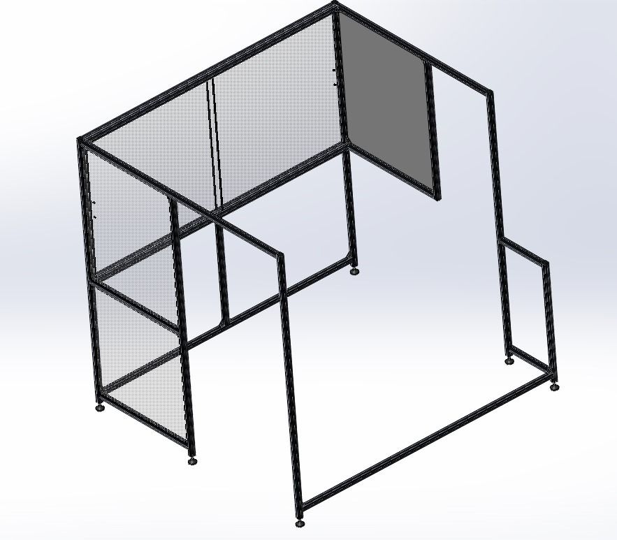 3D & 2D Engineering design / 3D printing / Aluminium profile Structure ...