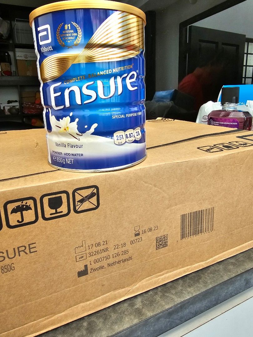 Ensure Nutritional Powder. Vanilla flavor. 850g, Health & Nutrition ...