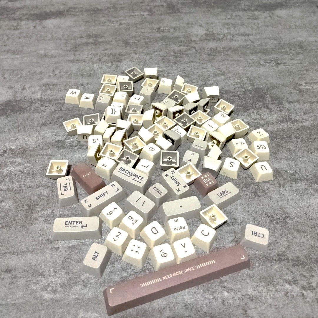 Epomaker keycaps RT 100 classic retro style PBT material MDA profile ...