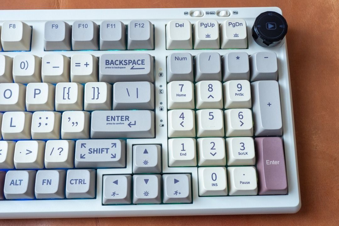 Epomaker keycaps RT 100 classic retro style PBT material MDA profile ...
