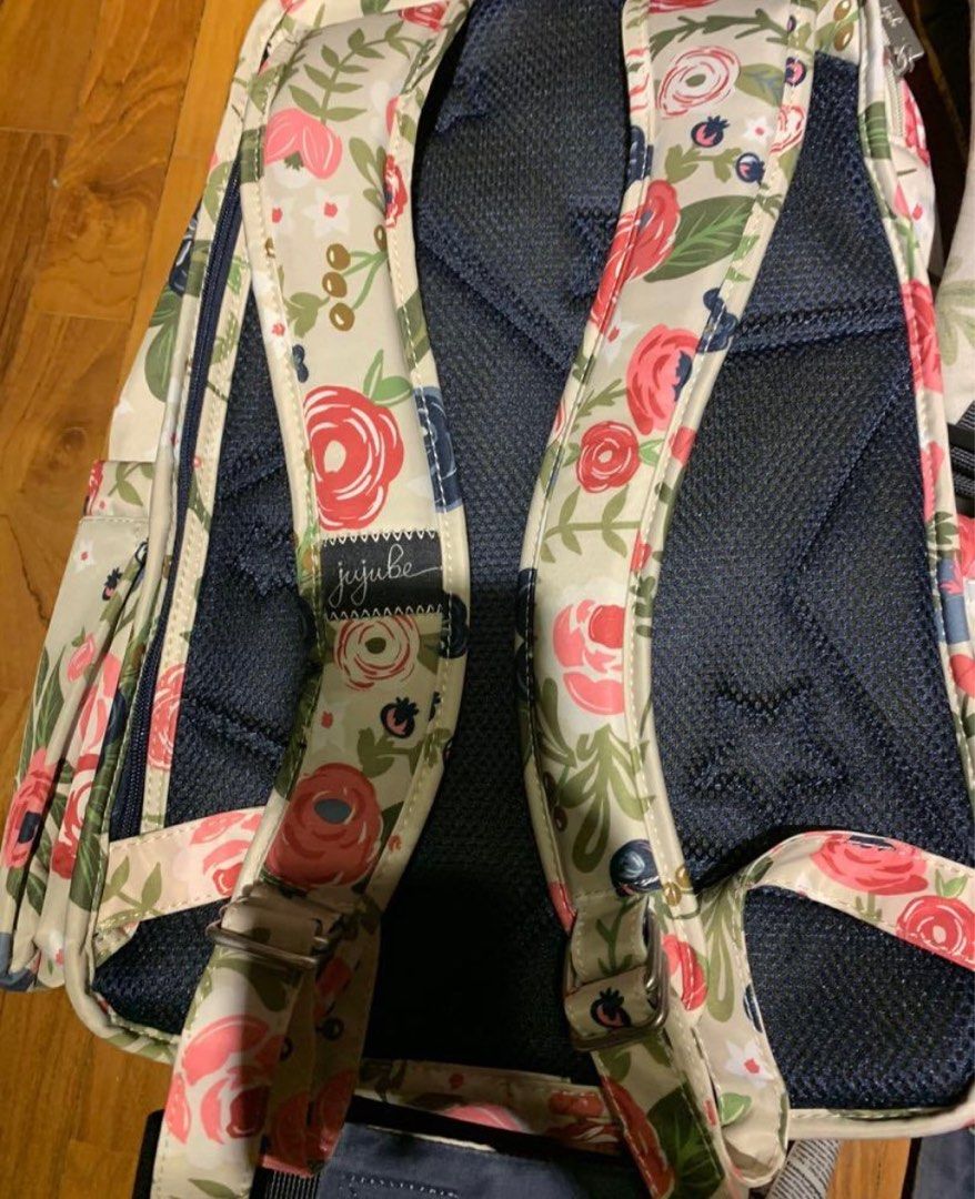 EUC Jujube Rosy Posy BRB backpack, Babies & Kids, Going Out, Diaper Bags & Wetbags on Carousell