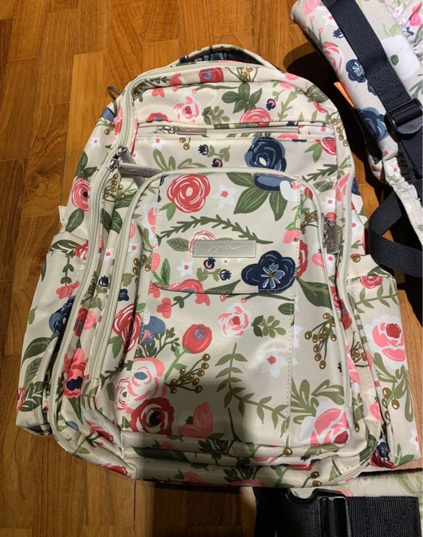 EUC Jujube Rosy Posy BRB backpack, Babies & Kids, Going Out, Diaper Bags & Wetbags on Carousell