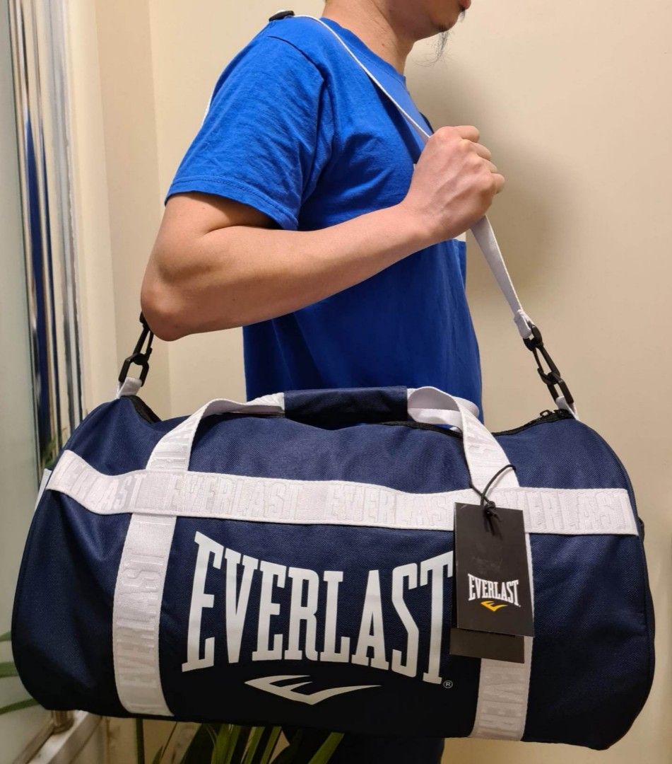 Everlast Brooklyn Barrel Bag (Blue), Men's Fashion, Bags, Sling Bags on ...