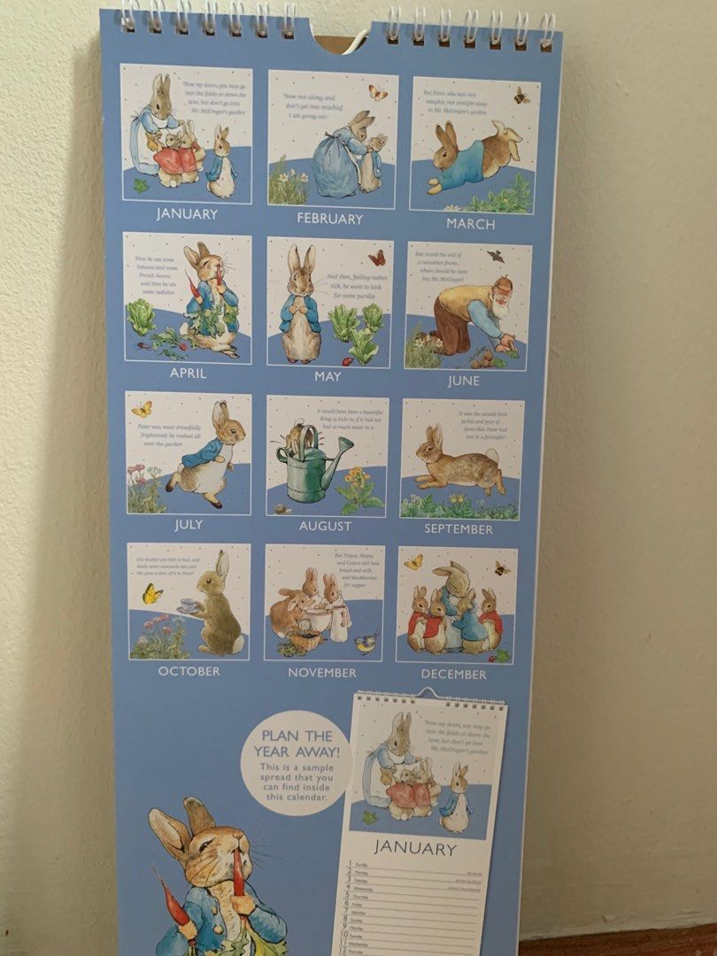 EXTREMELY UNIQUE Peter Rabbit & Countryside 2023 Calendars, Hobbies ...