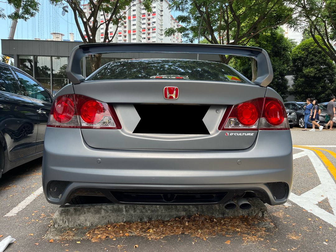 INGS Rear Bumper for Honda civic FD , Car Accessories, Accessories on ...