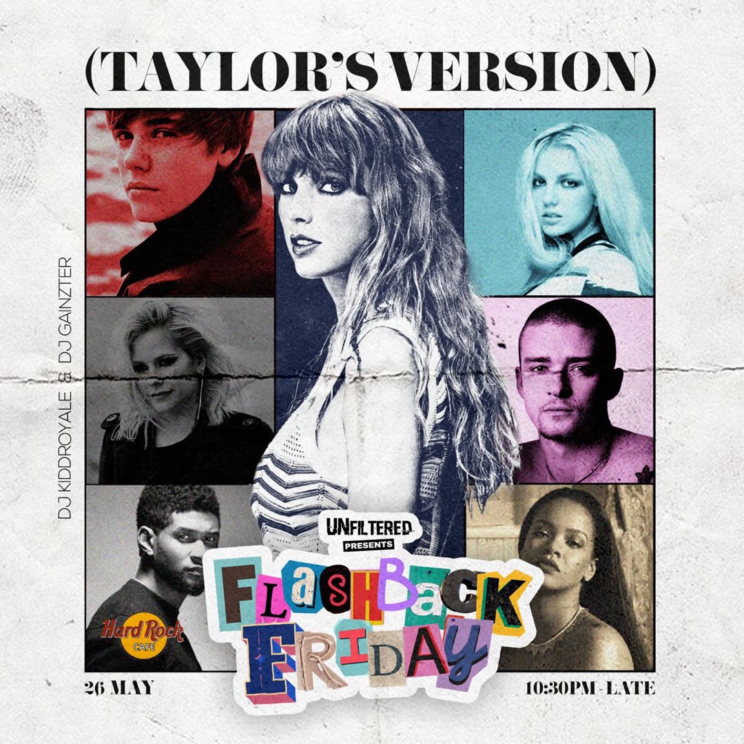 Flashback Friday (Taylor’s Version), Tickets & Vouchers, Event Tickets ...