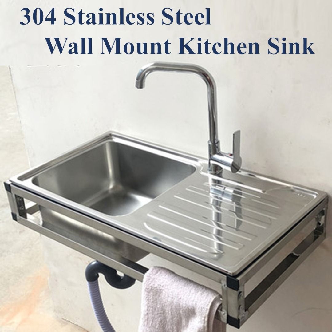 Free Tap Sink With Platform / Kitchen sink With Stand / Stainless steel ...