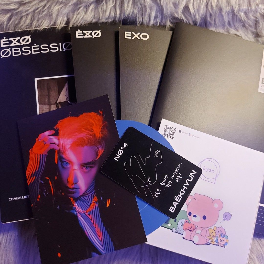 FS EXO OBSESSION ALBUM - Obsession Ver, Hobbies & Toys, Memorabilia ...